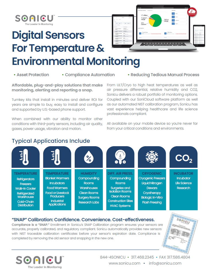 Digital Sensor Data Sheet