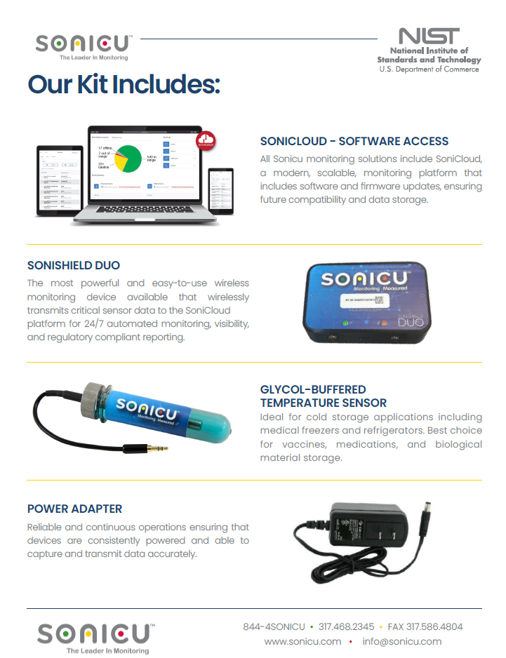 Glycol Buffered Temperature Sensor Data Sheet