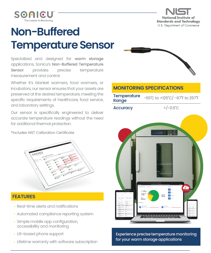 Non Buffered Temperature Sensor Data Sheet
