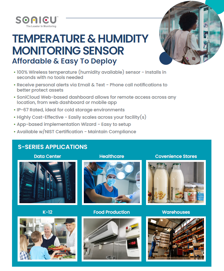 S-Series Temperature & Humidity Sensor Data Sheet
