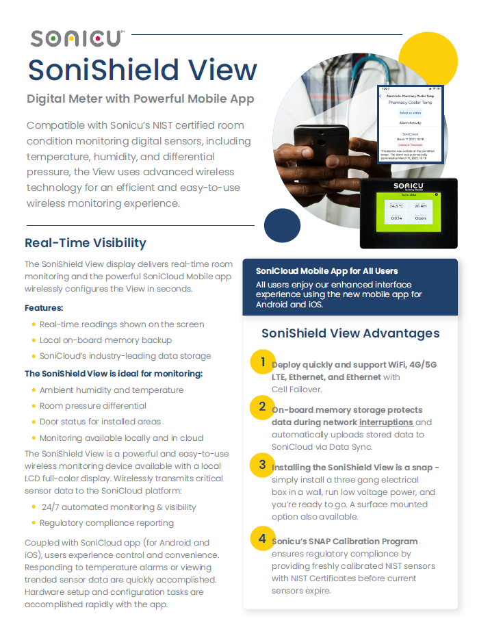 SoniShield View Data Sheet