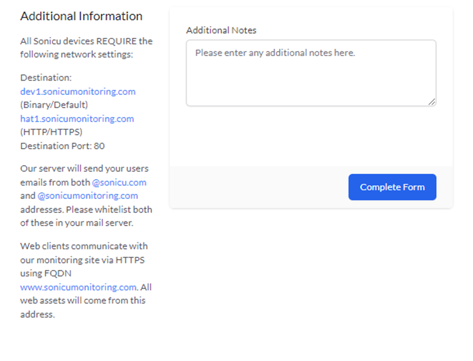 Network Questionnaire Guide