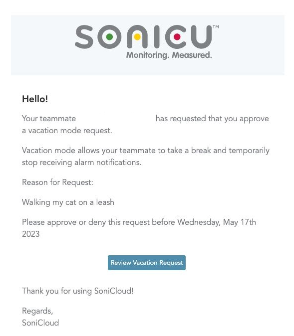 View User Training: How to use Vacation Mode