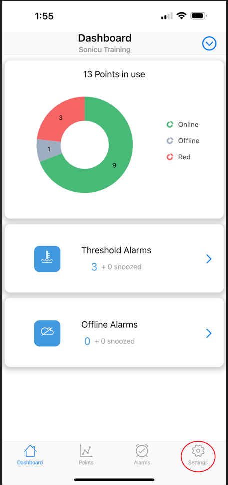 SoniShield Duo Activation via SoniCloud Mobile Implementation Wizard