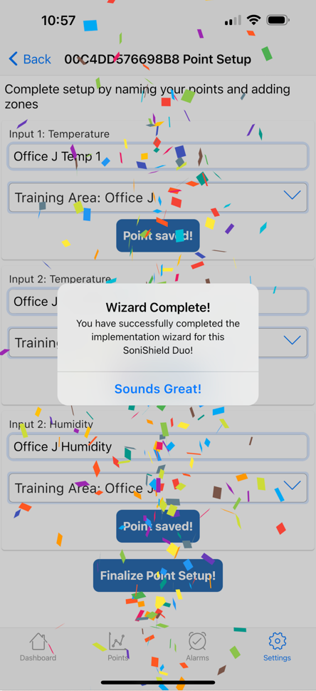 SoniShield Duo Activation via SoniCloud Mobile Implementation Wizard